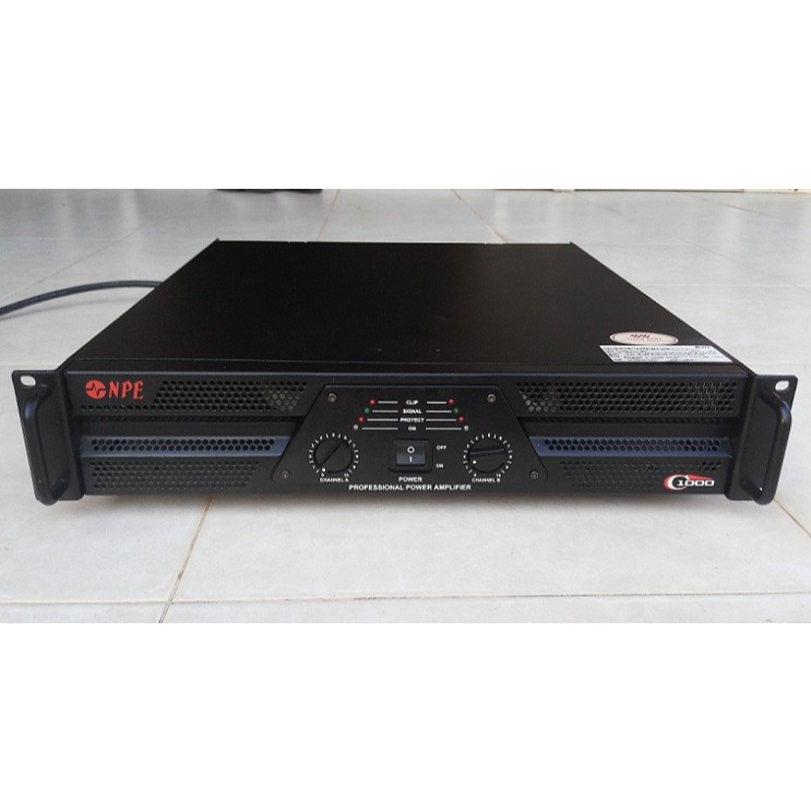 NPE STEREO POWER AMPLIFIER C-1000 เพาเวอร์แอมป์สเตอริโอ 2 แชนแนล ...