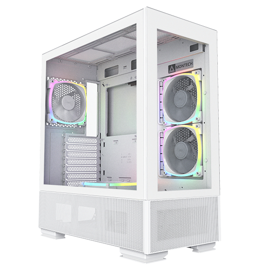 PC CASE Montech SKY TWO WHITE 4FAN | Shopee Thailand