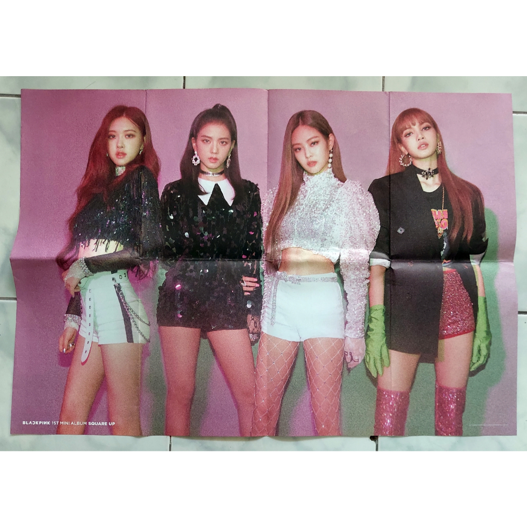 Folded Poster จาก CD อัลบั้ม BLACKPINK - SQUARE UP Album ของแท้ Kpop ...