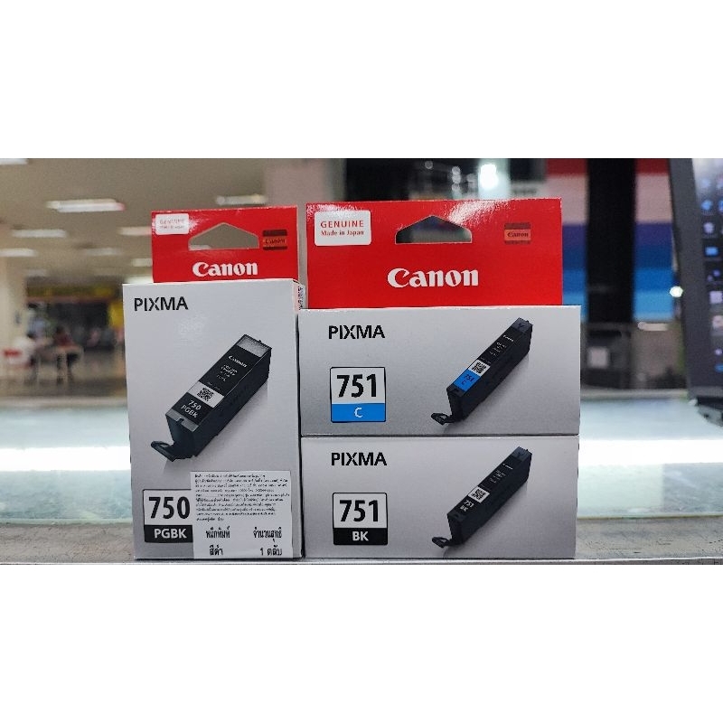 ถูกสุดๆตลับหมึกแท้ Canon 750 Canon 751 ของเเท้มีกล่อง ภาพถ่ายจากสินค้า ...
