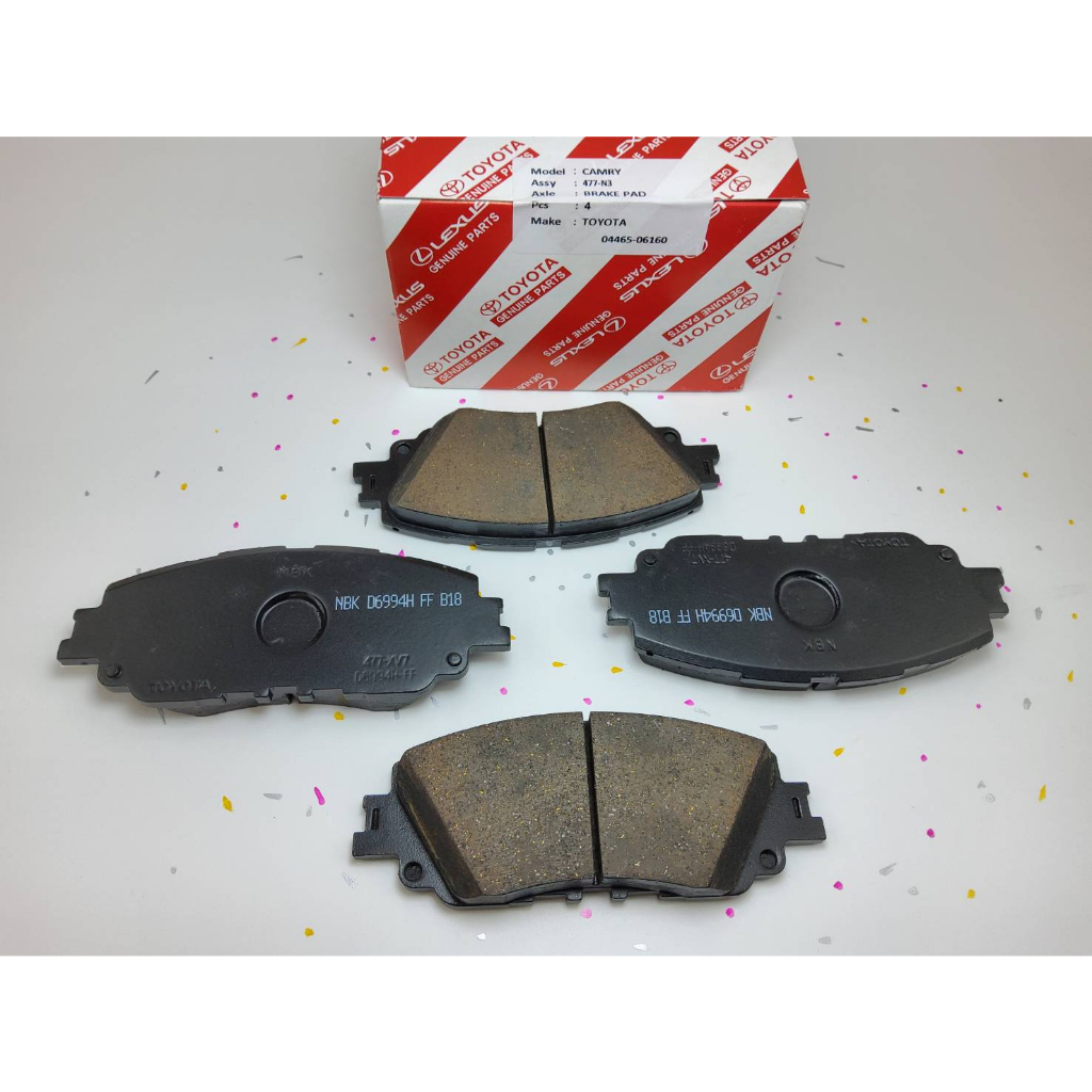 ผ้าดิสเบรคหน้า CAMRY AXVA70 AXVH71 ปี 18-22 ACV70 18-21ON #04465-06160🏏 ...