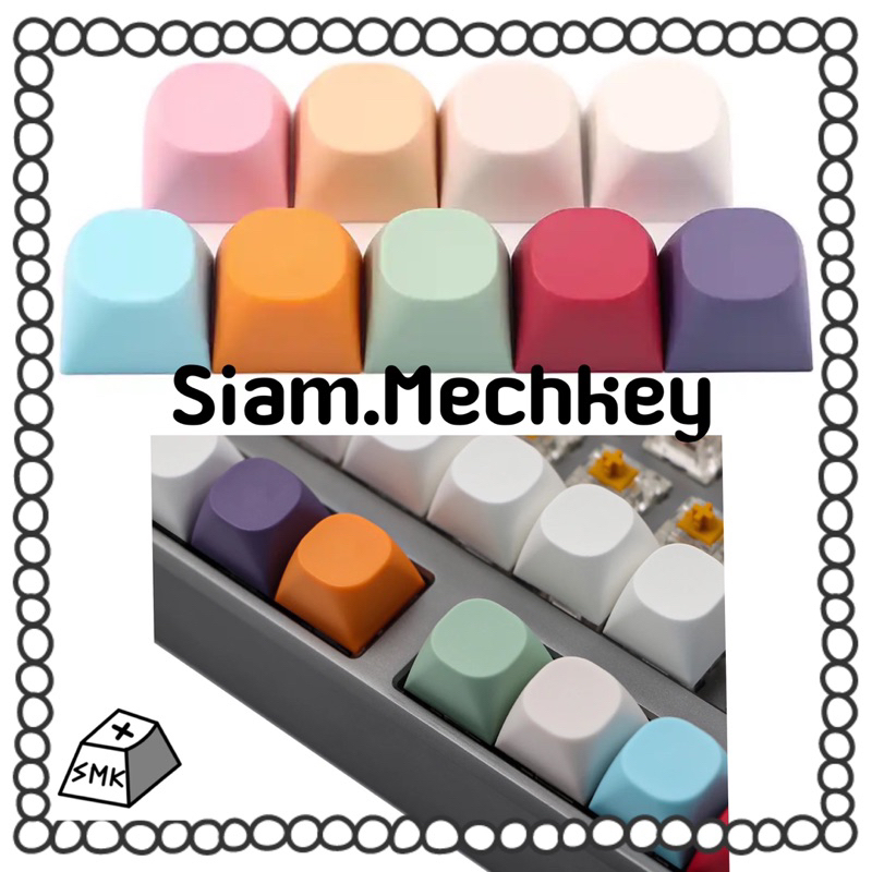พร้อมส่ง ของแท้ 11 สีใหม่ คีย์แคปสี PBT MA profile blank keycap ไม่ ...