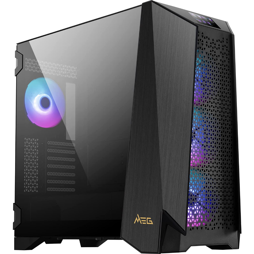 Case MSI MEG PROSPECT 700R Black Touch Panel Display E-ATX Mid-Tower ...