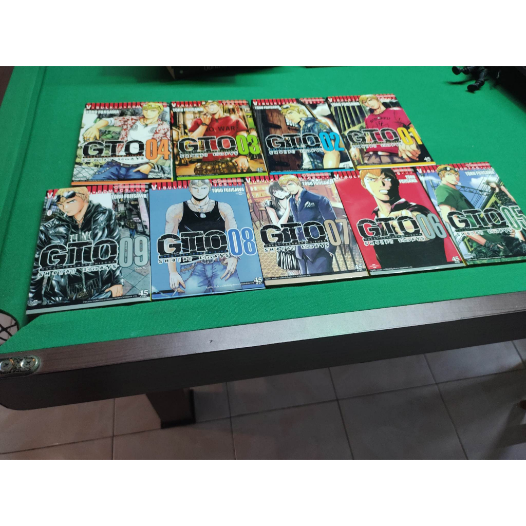หนังสือการ์ตูน GTO Shonan 14 days 9 เล่มจบ แถม gto bad company | Shopee ...