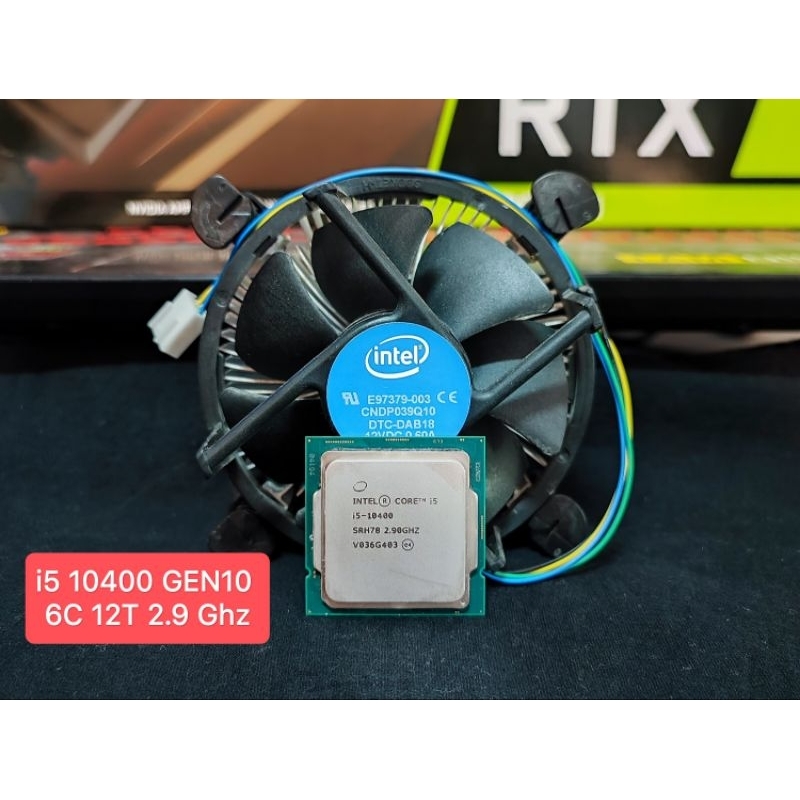 CPU intel i5 10400 gen10 2.9GHz 6C 12T LGA1200 (มือสอง สภาพดี) | Shopee ...