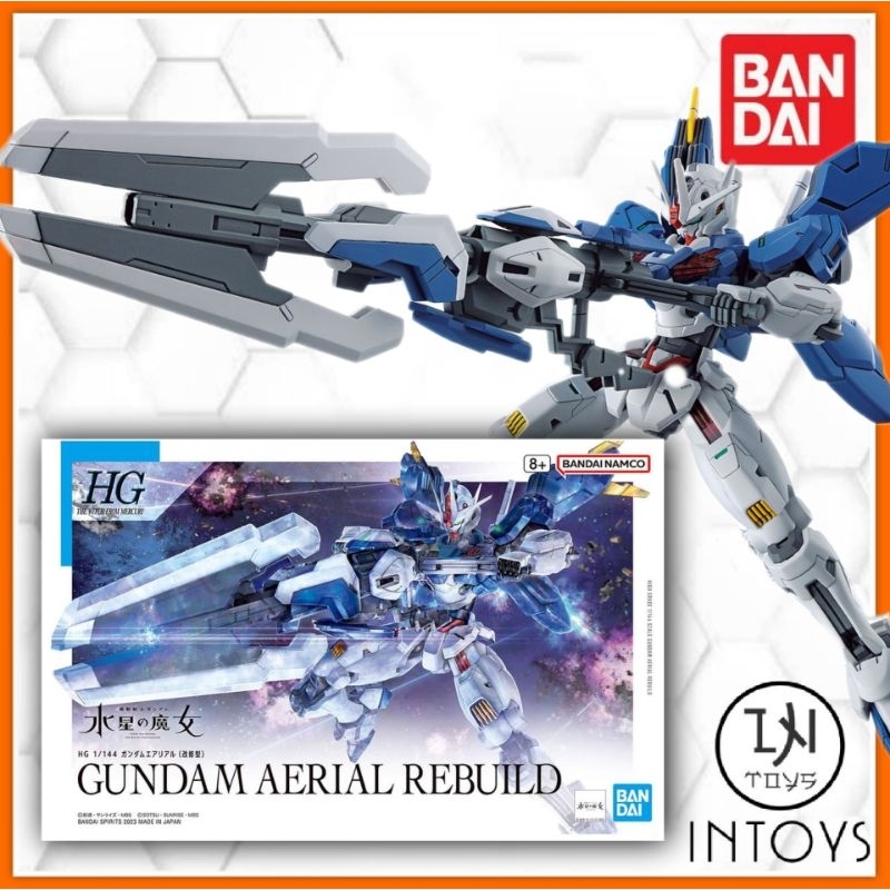 BANDAI - HG 1/144 GUNDAM AERIAL REBUILD - MOBILE SUIT GUNDAM THE WITCH ...