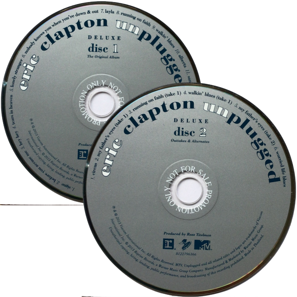CD (Promotion) Eric Clapton อัลบั้ม Unplugged Deluxe Edition [2 CDs ...