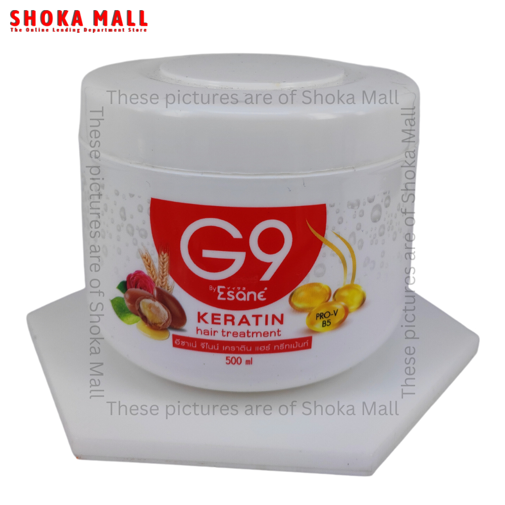Esane G9 KERATIN Shampoo 500 ml. and Hair treatment | Shopee Thailand