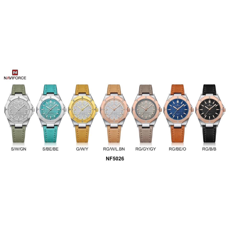 1- นาฬิกาผู้ชาย NAVI รุ่น NF-5026 ของแท้ มีประกัน | Shopee Thailand