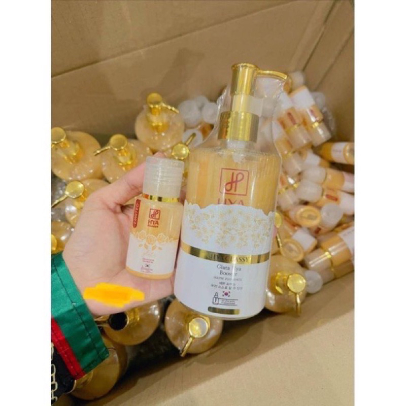 1แถม1ครีมอาบน้ำ/แท้100% HYA CLASSY BOOSTER SERUM PLUS WHITE บูสเตอร์เซรั่มกลูต้าไฮยา สูตรใหม่ ...