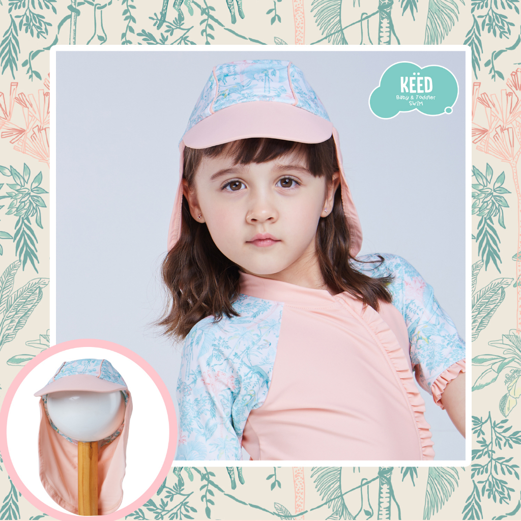 KEED : หมวกกันแดด มีผ้าคลุมด้านหลัง >> Wlid Life