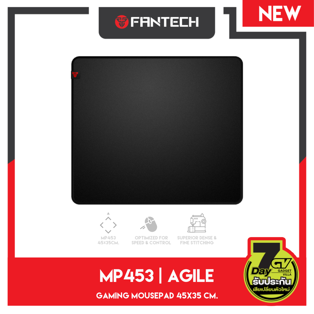 Fantech Agile Gaming Mousepad มี 2 รุ่น MP353 ขนาด 35cm และ MP453 ขนาด ...