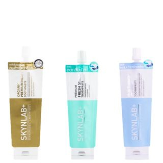 Skynlab ยาสีฟันสูตรระงับกลิ่นปาก ขนาด 12กรัม ขนาดทดลอง ( พร้อมส่ง 3สูตร ) สกินแล๊บ | Shopee Thailand