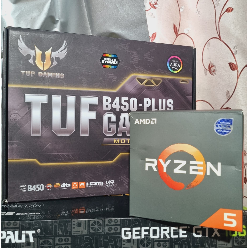 CPU AMD RYZEN 5 2600 + B450 ASUS TUF GAMING PLUS มือ2 ใช้งานปกติประกันใจ 7 วัน | Shopee Thailand