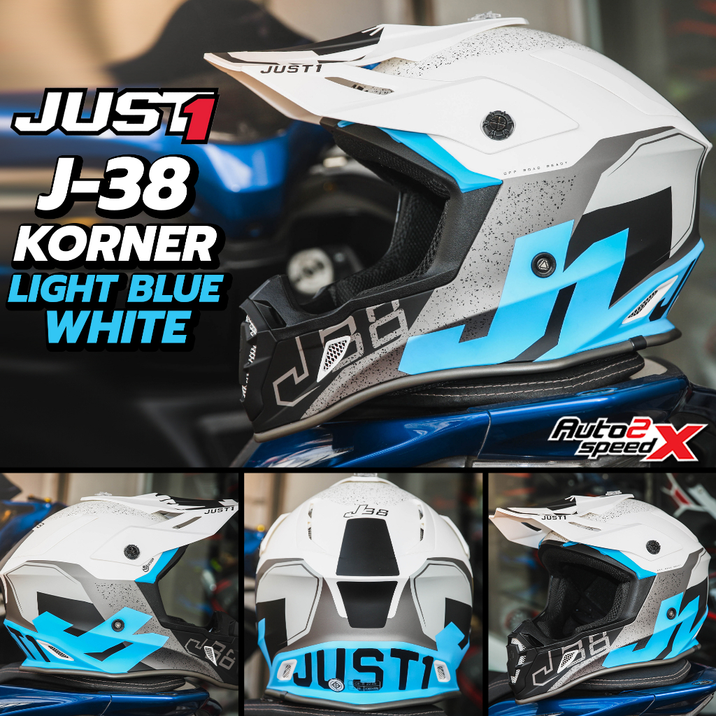 หมวกกันน็อค JUST1 J38 วิบาก เอ็นดูโร่ ENDURO 2024 | Shopee Thailand