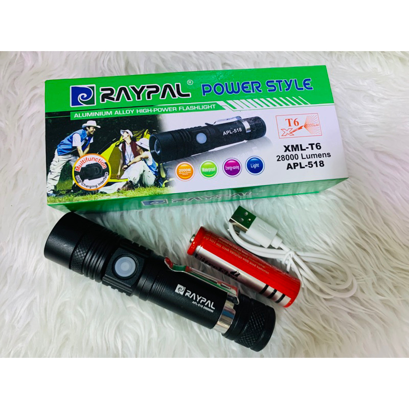 ไฟฉายแรงสูง APL-518 XML T6 28000 Lumens / pae 518 (10000lumens) | Shopee Thailand