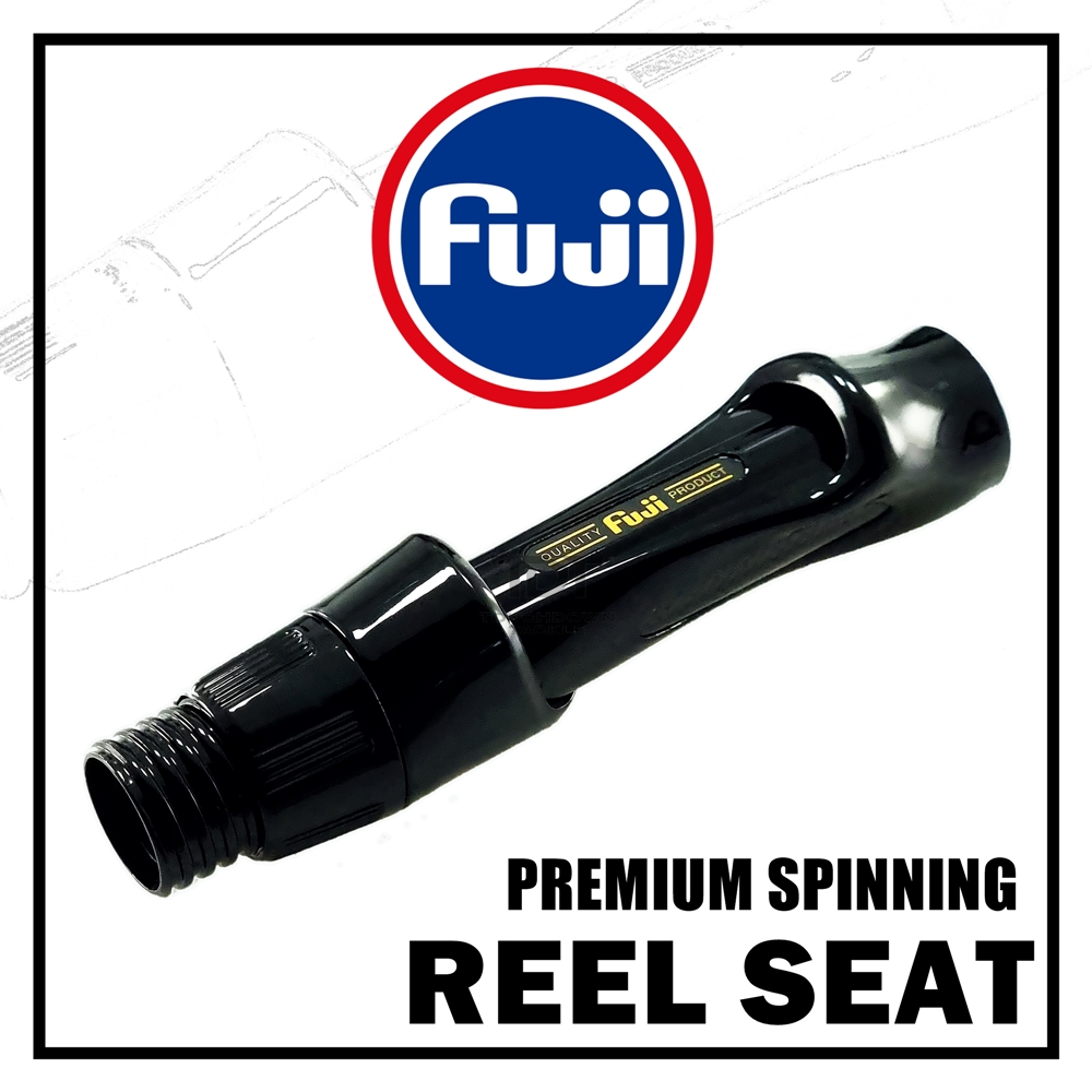 FUJI PREMIUM SPINNING REEL SEATS " รีลซีทสปิน ดำโรงงาน ญี่ปุ่นแท้ 100% ...