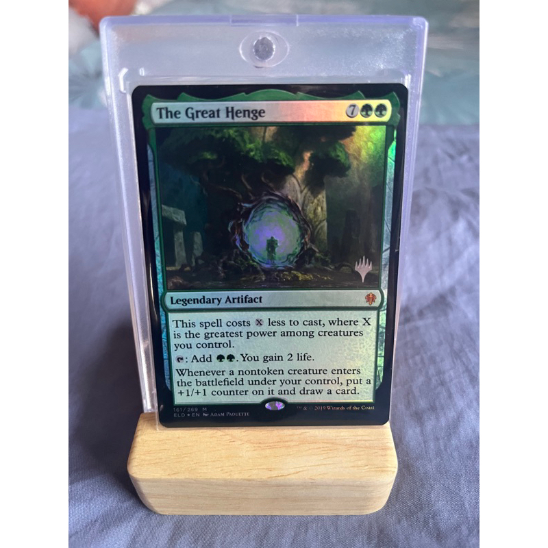 การ์ด MTG The Great Henge Green Magic the gathering EDH Rare รุ่น ...