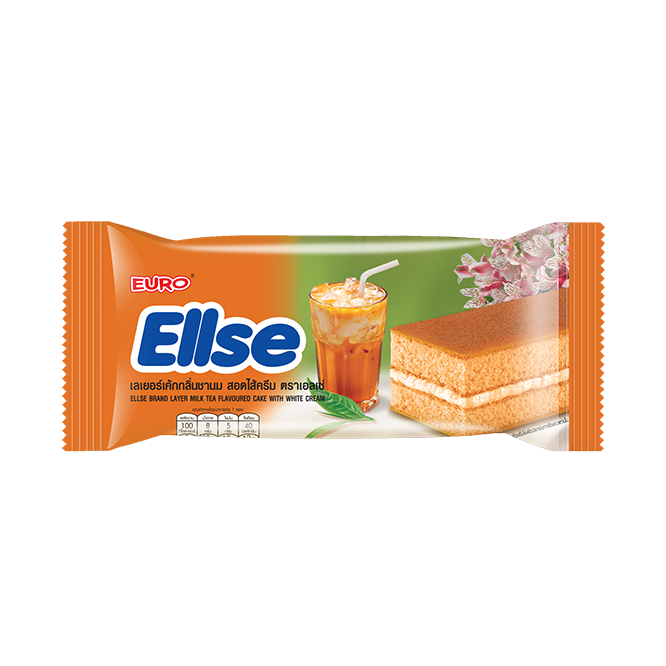 (24 ชิ้น) Euro Ellse ยูโร่ เอลเซ่ เลเยอร์เค้ก 15 กรัม มี 8 รสชาติ ...