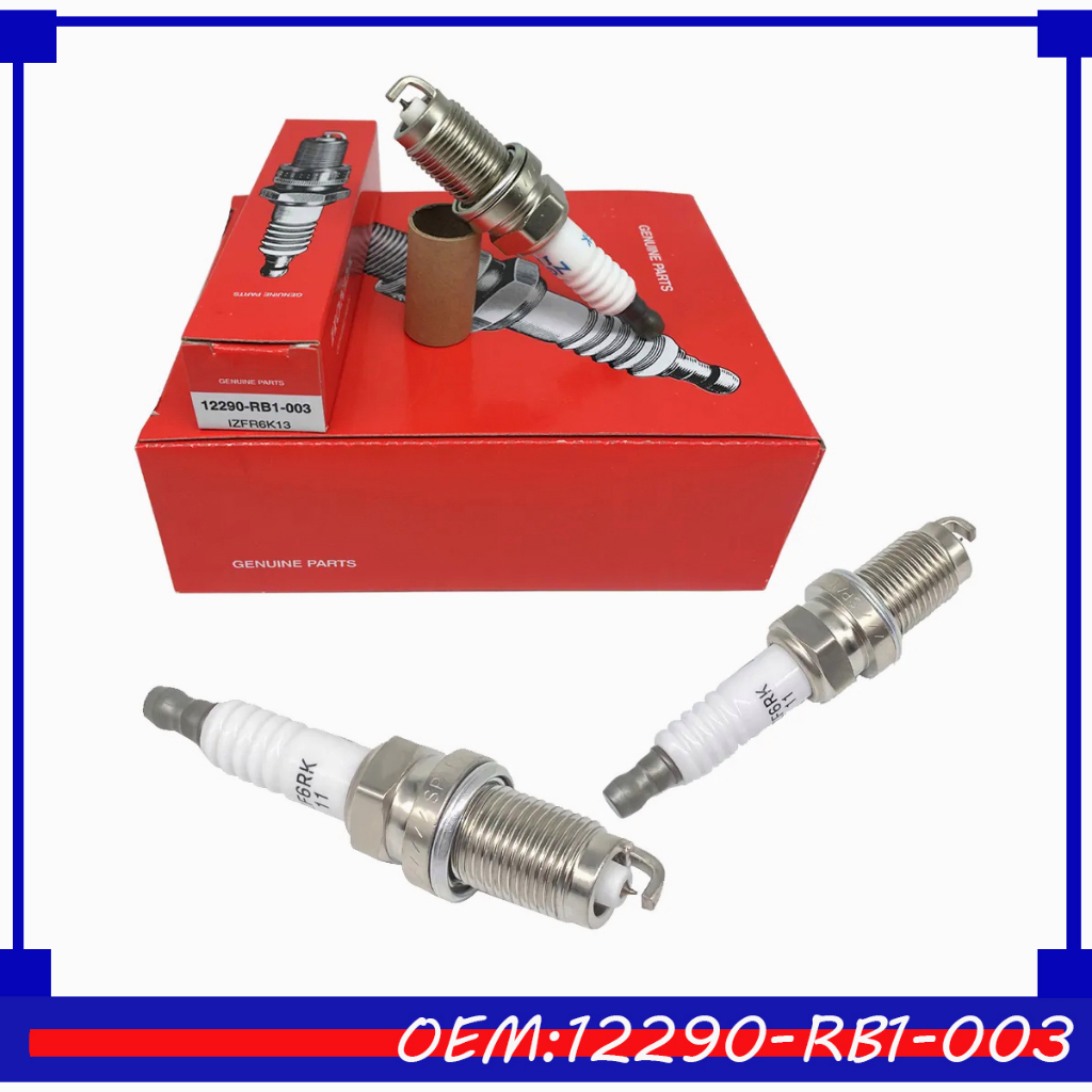 【4 ชิ้น】ต้นฉบับ แจ๊ส GE หัวเทียน 08-13 / City 08-13 / Brio / 12290-RB1 ...