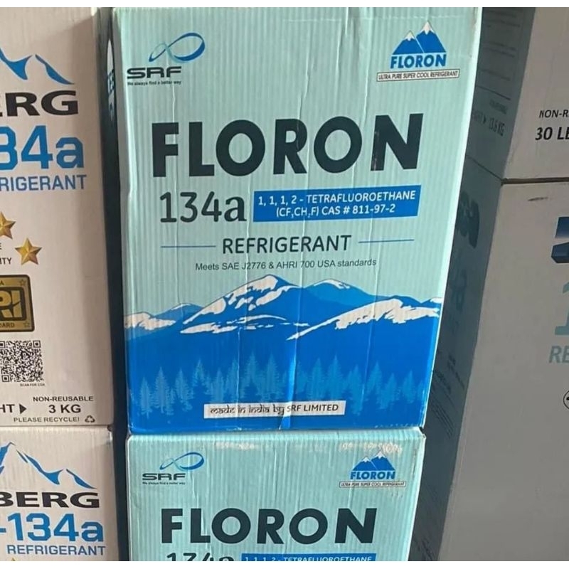 น้ำยาแอร์ 134a โฟลรอน ขนาด 3. กิโล แอร์รถยนต์ น้ำยา แอร์รถยนต์ น้ำยา ...