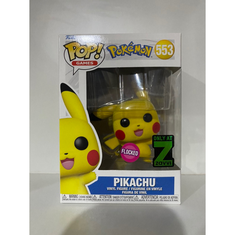 Funko Pop Pokemon Pikachu Flocked Exclusive 553 | Shopee Thailand