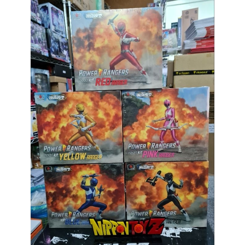 FLAME TOYS : [Furai Model] Mighty Morphin Power Rangers | Shopee Thailand