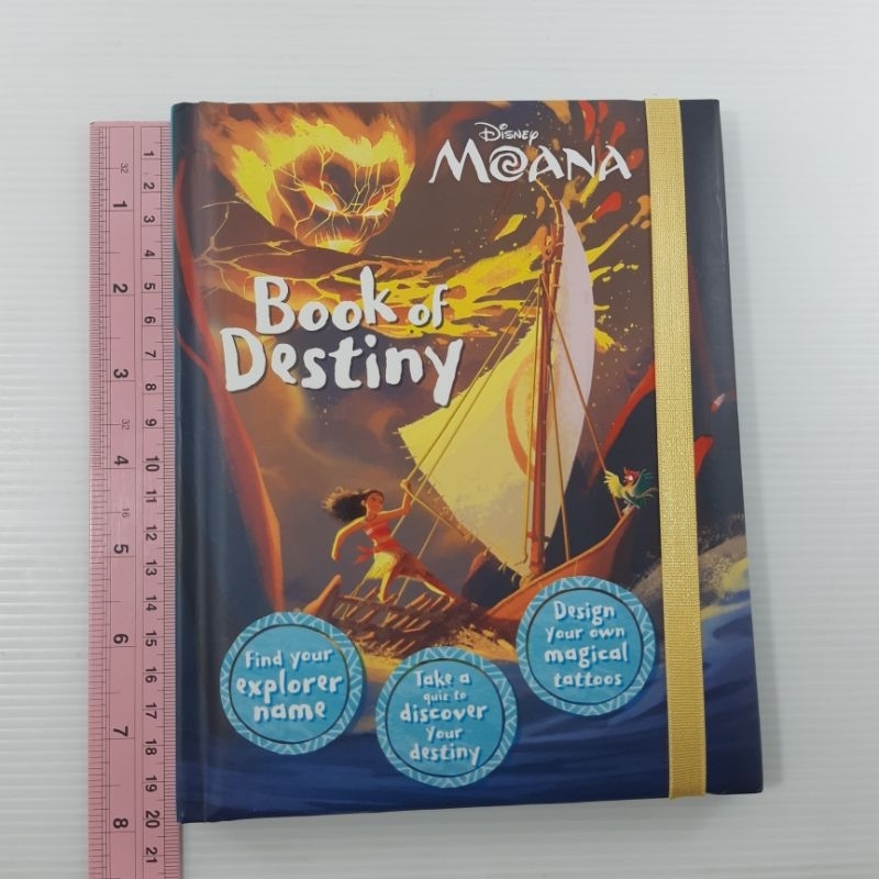 Disney Moana Book of Destiny หนังสือเด็กภาษาอังกฤษมือสองสภาพดี | Shopee ...