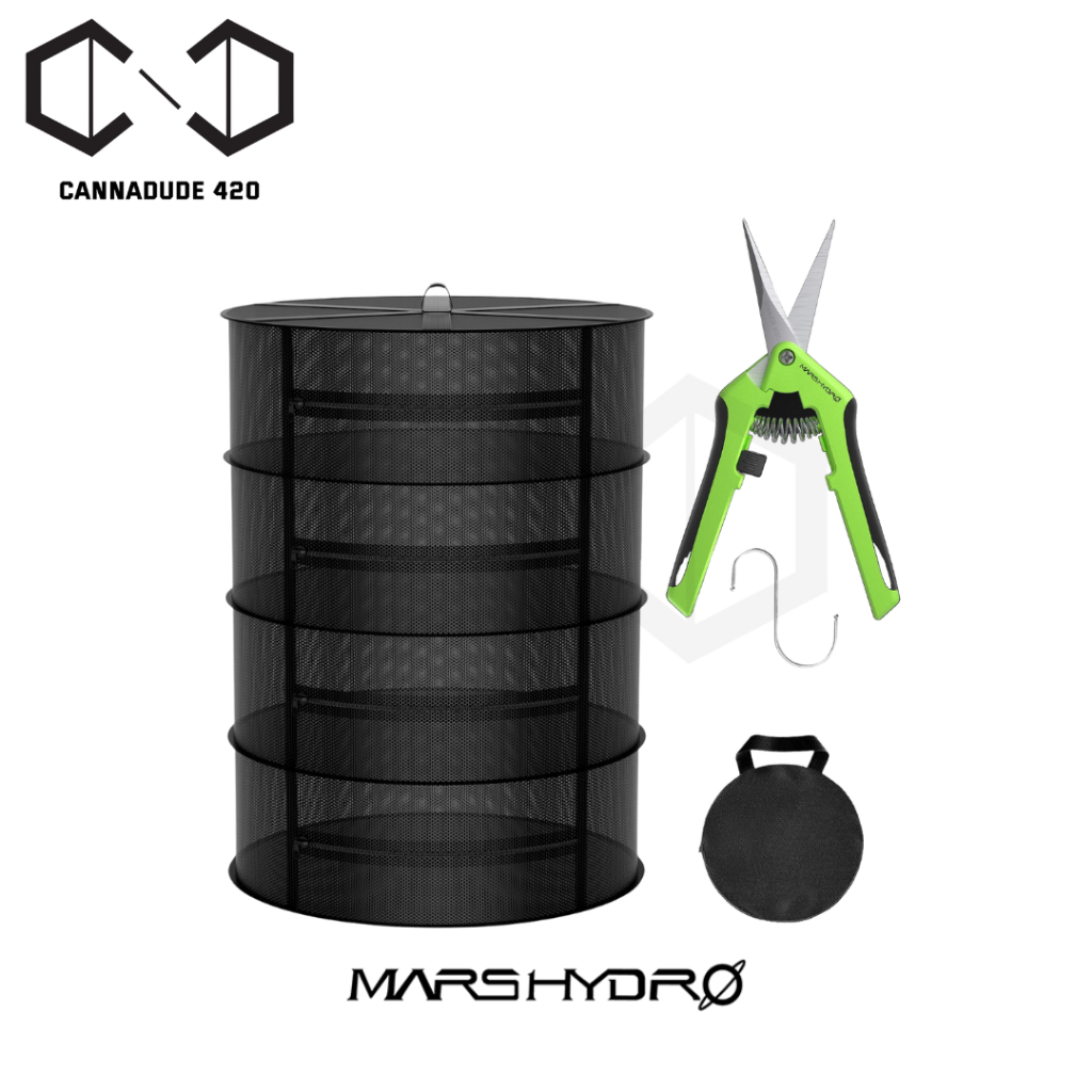 [ส่งฟรี] Mars Hydro 4 Layer Mesh Herb Drying Rack With Pruning Shear ตา ...