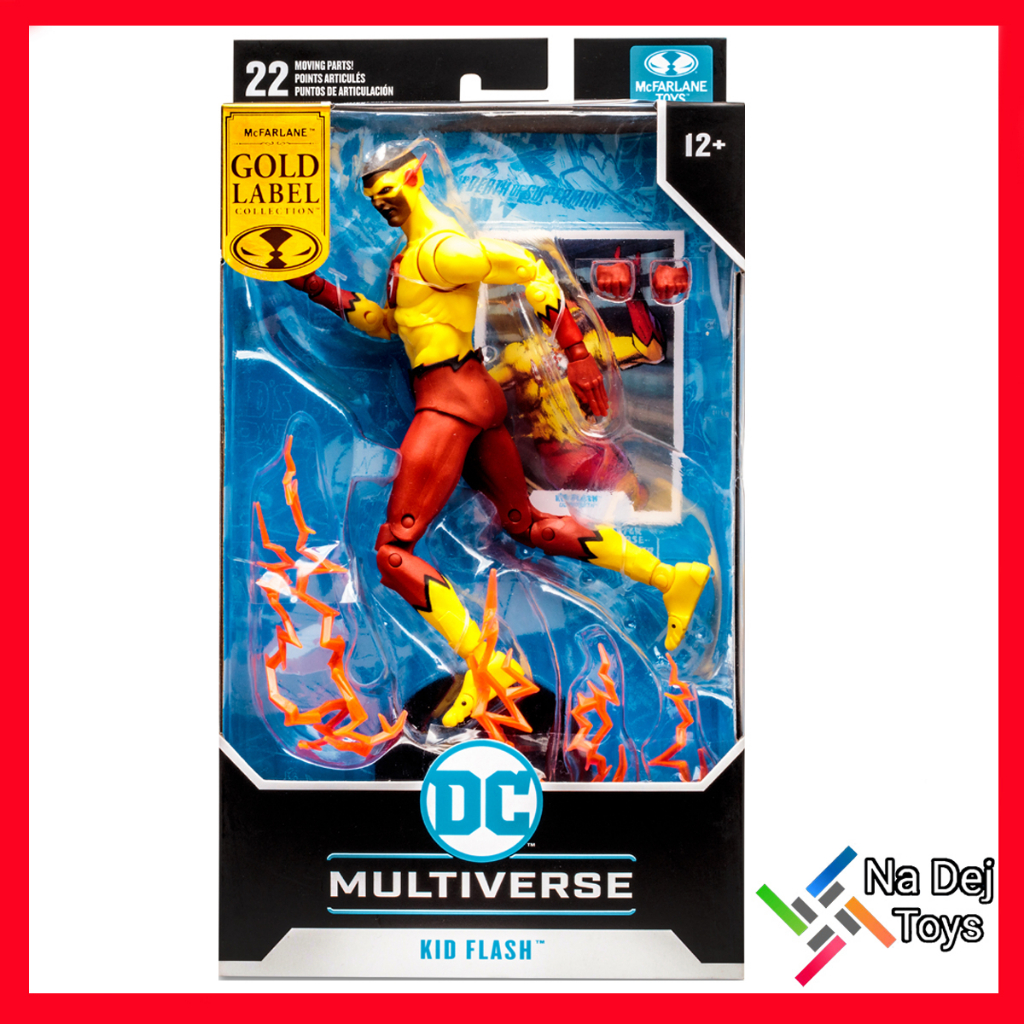 Kid Flash Gold Label DC Multiverse McFarlane Toys 7" Figure คิด แฟลช โก ...