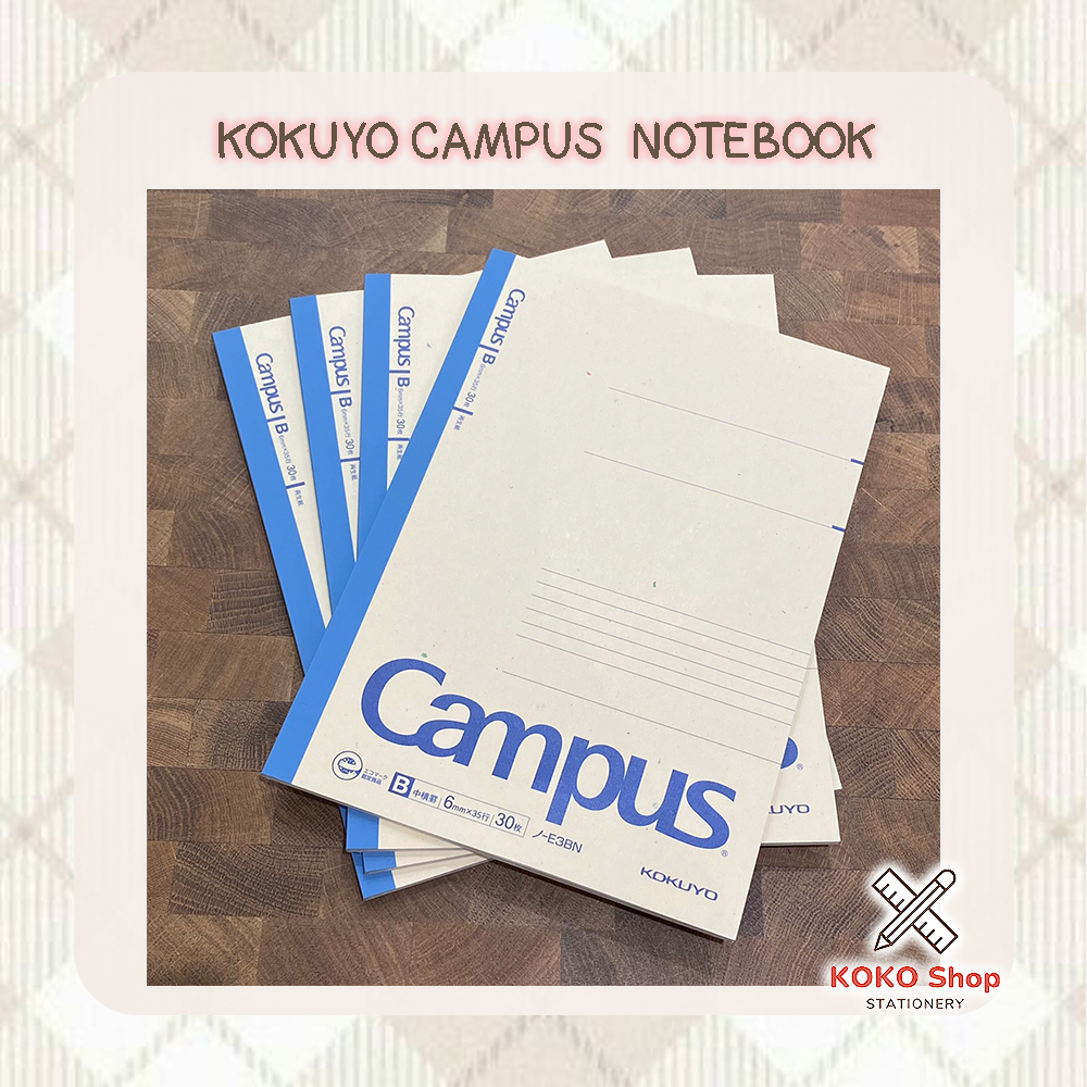 Kokuyo Recycle Campus Notebook E3BN (B5) - โคคุโย่ รีไซเคิล แคมปัส สมุดโน๊ตนักเรียน ขนาด B5 (30 ...