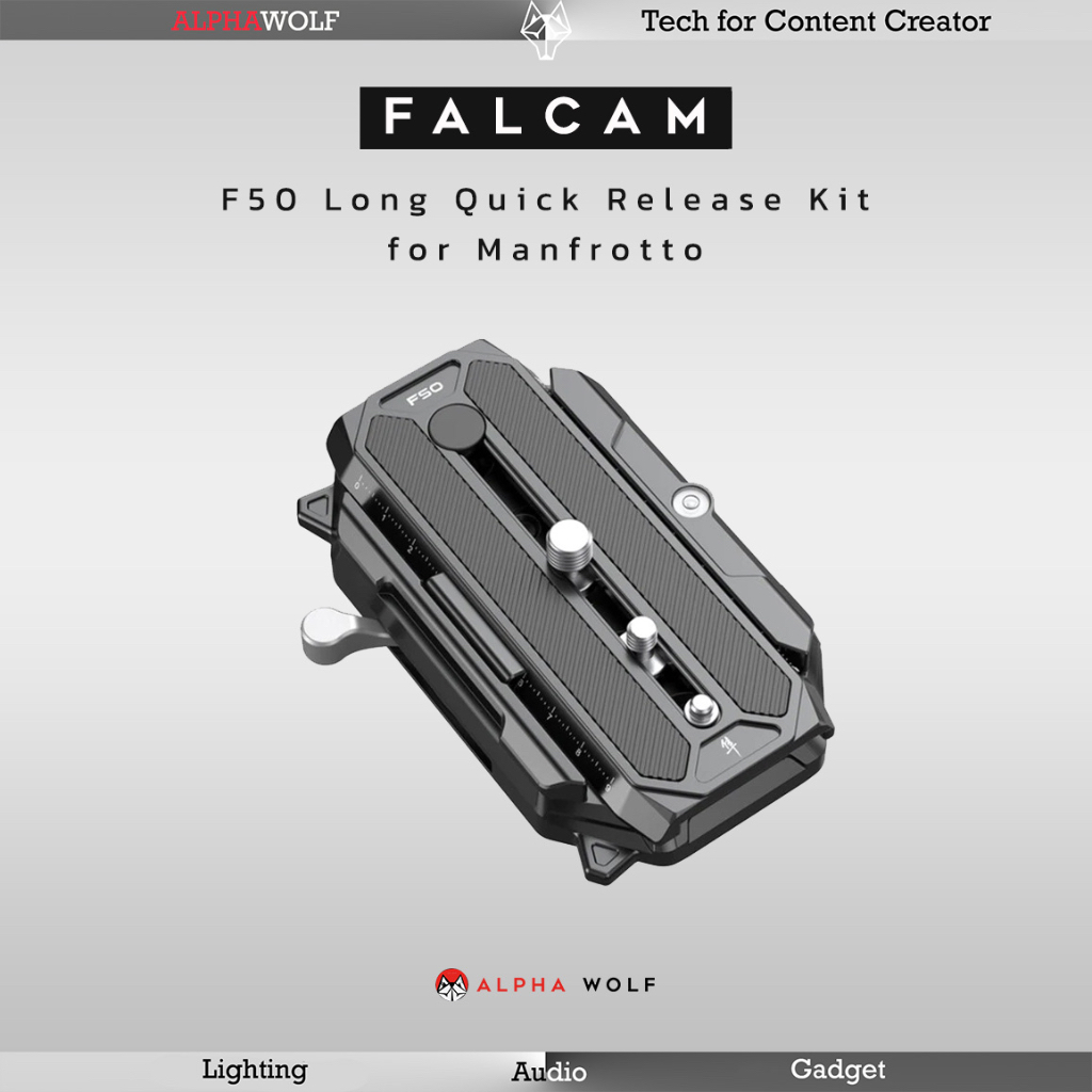 Falcam F50 Long Quick Release Plate Kit for Manfrotto 501 ชุดเพลทถอดไว ...