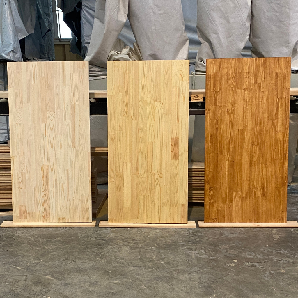 (จัดส่ง1-2วัน) หน้าโต๊ะไม้สน หนา 30 mm. กว้าง 80 cm. x ยาว 110-200 cm ...