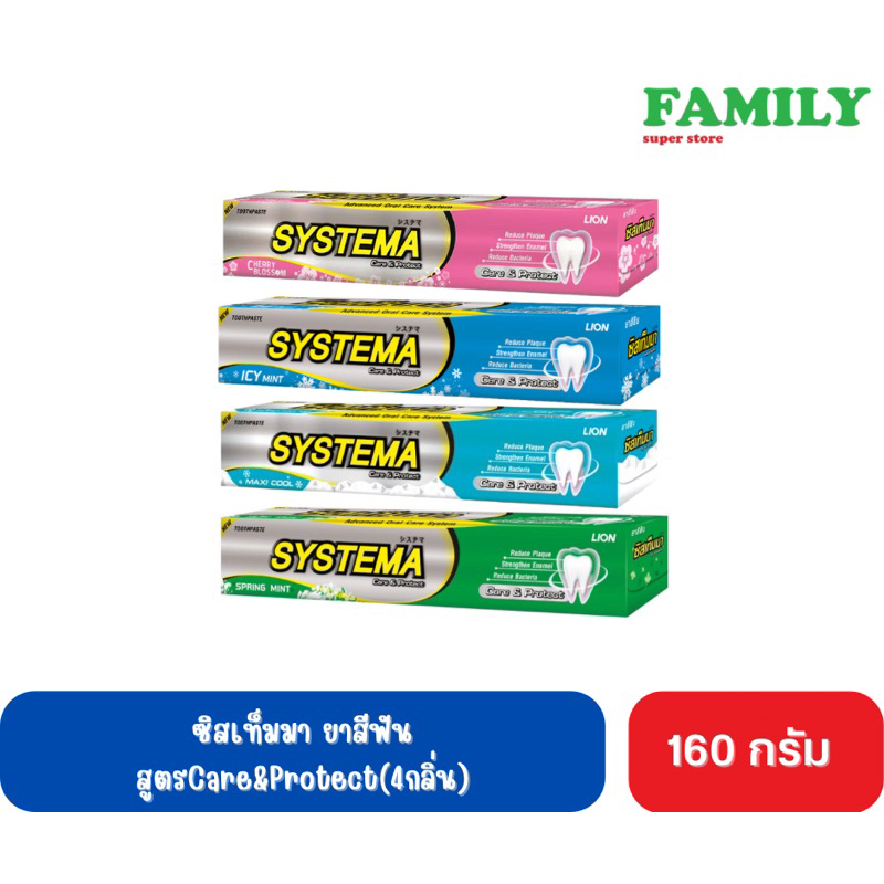 Systema ซิสเท็มมา ยาสีฟัน (4กลิ่น) 140กรัม | Shopee Thailand