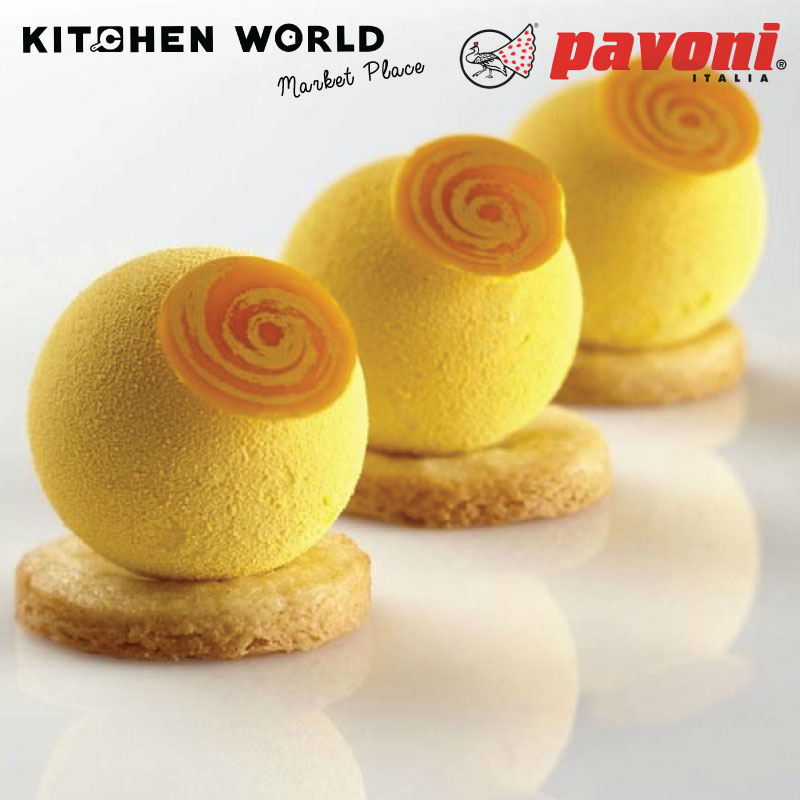 Pavoni AF003 Sphere Silicone Mould D 35 mm NR.18 / พิมพ์ซิลิโคนอบขนม ...