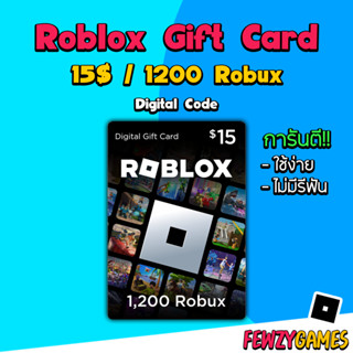 15$ Roblox Gift Card [1200 Robux] | Shopee Thailand