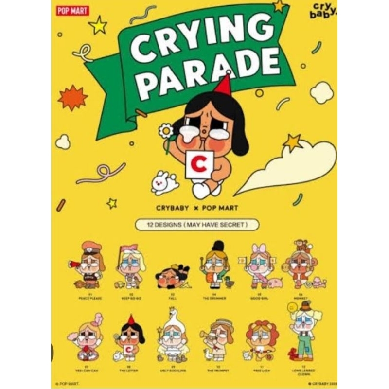 CRYBABYPARADE X POPMART | Shopee Thailand