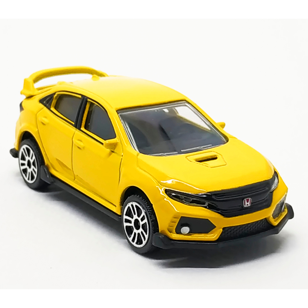 Majorette Honda Civic Type R Yellow ล้อ D5S Scale 1/58 (8cm) ไม่มี ...