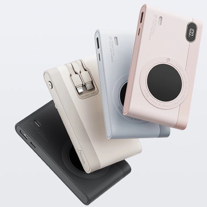 ลดล้างสต๊อค!!Maoxin ตัวขายดีสุด แบตสำรอง 10000 แอมป์ สายในตัว ชาร์จไว แถมสายห้อย ได้เงินคืน ...