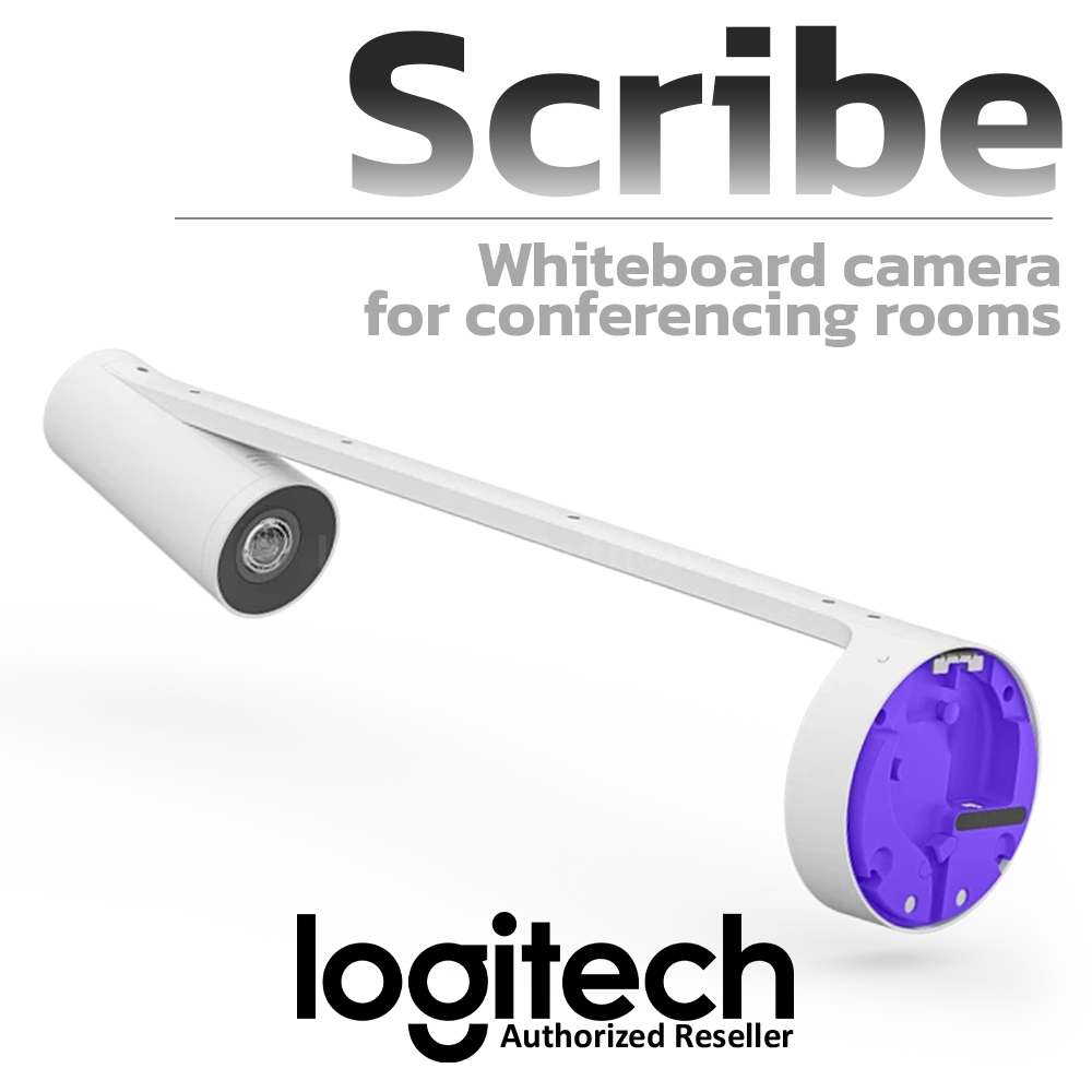 Logitech Scribe กล้องสำหรับนำเสนองานบนไวท์บอร์ด ของแท้ ประกันศูนย์ 2ปี ...