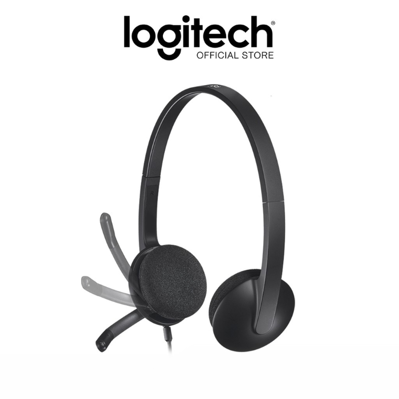Logitech H340 USB Headset with Noise-Cancelling Mic (ชุดหูฟังพร้อม ...