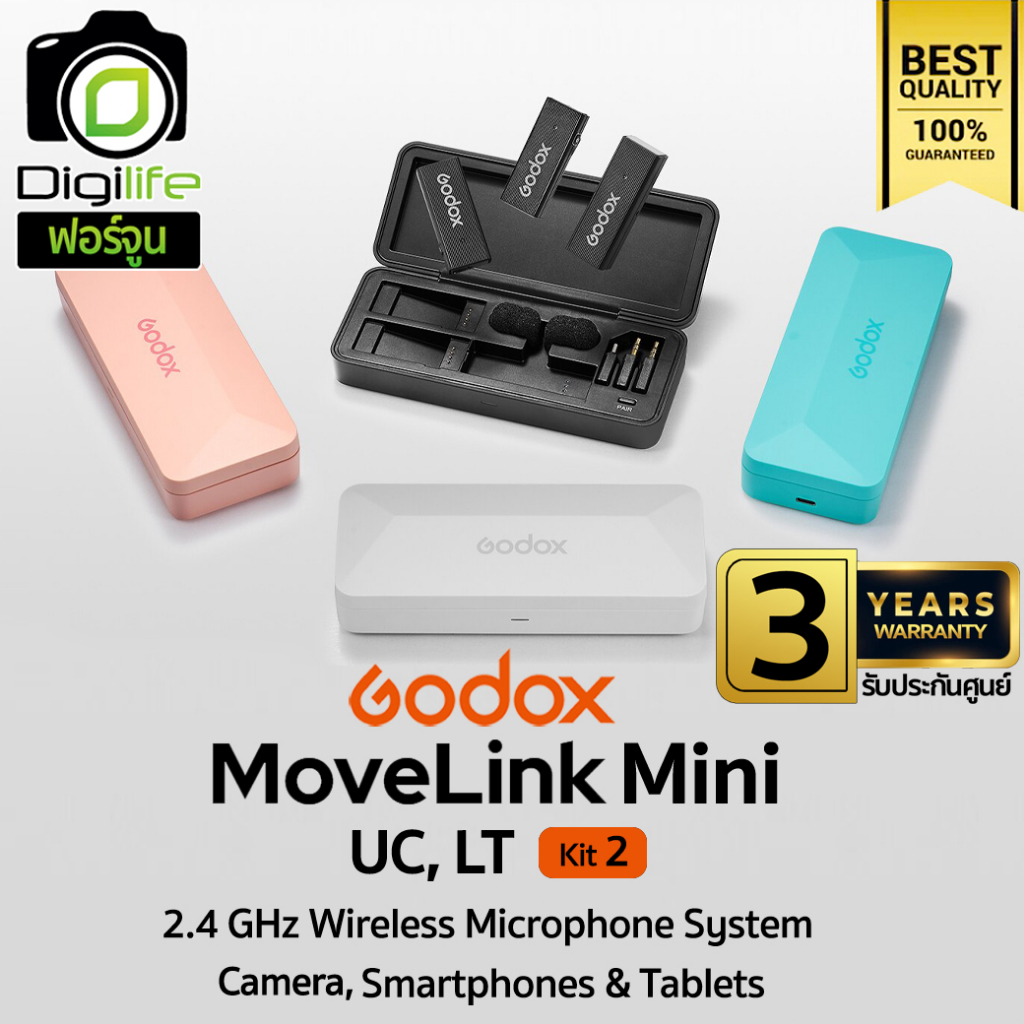 Godox Microphone MoveLink Mini ,Wireless Microphone 2.4GHz สำหรับ ...