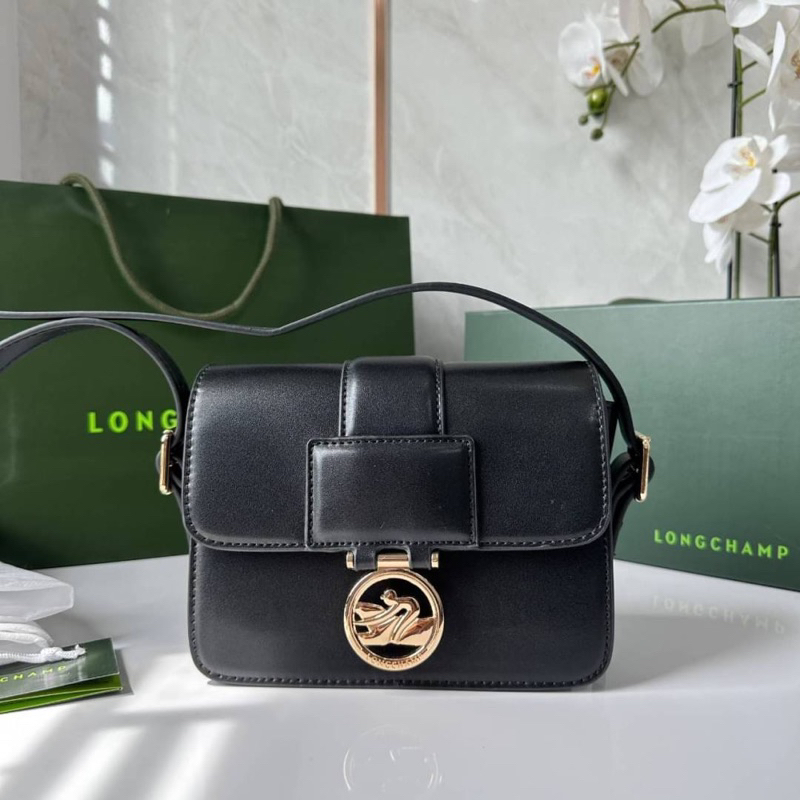 Longchamp Box-Trot Small Leather Crossbody Bag S | Shopee Thailand