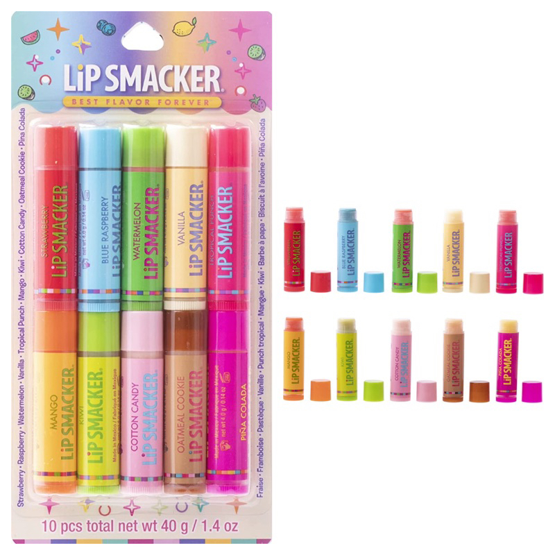 Lip Smacker kids party pack💰จ่ายปลายทางได้ 💵แท้ 💯 | Shopee Thailand