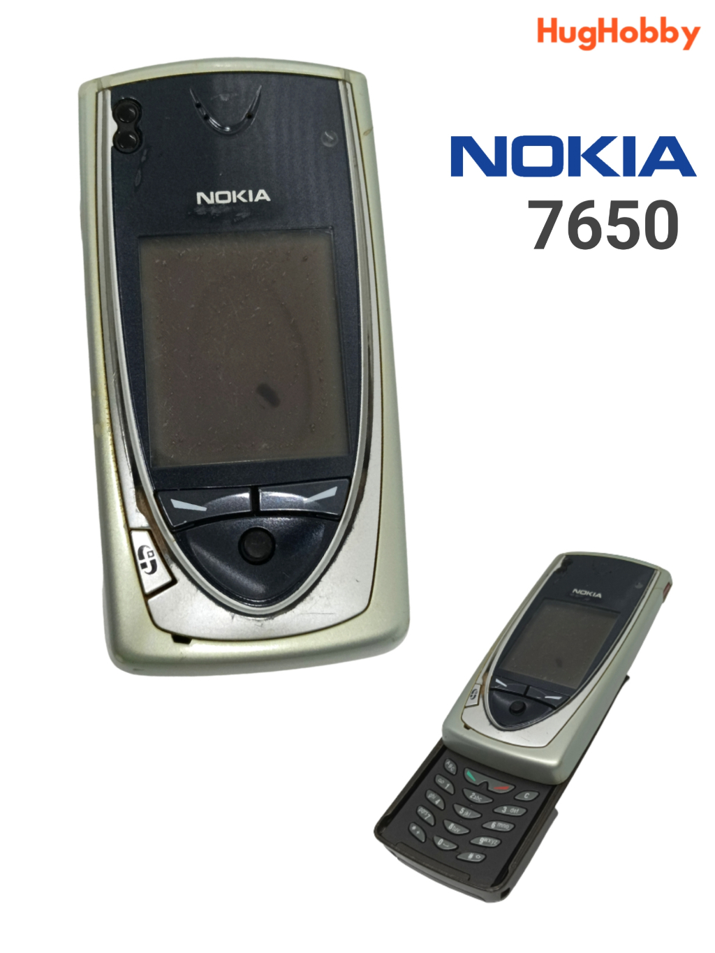 Nokia 7650 จอย่น ไม่สวย เครื่องมือสอง เปิดติด ใช้งานได้ (ไม่มีแบตให้ ...