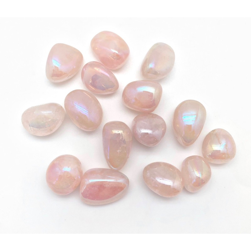 1 Pc Aura Rose Quartz crystal aura rose quartz stone - healing crystals and stones - Aura Quartz ...