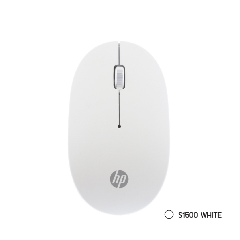 HP S1500 Silent Wireless Optical 3D Mouse BLACK/WHITE | Shopee Thailand
