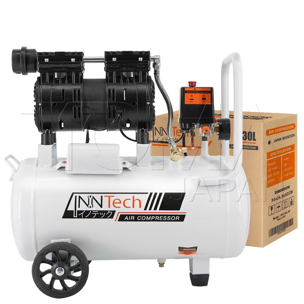 DELTON ปั้มลมออยล์ฟรี ปั้มลม 30 ลิตร 800W รุ่น DTN-30L ปั๊มลม OIL FREE ...