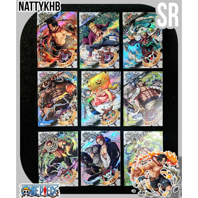 แยกใบ การ์ดเกม การ์ดสะสม เกมการ์ด วันพีช รวมตัวละคร One piece Rarity SR ...