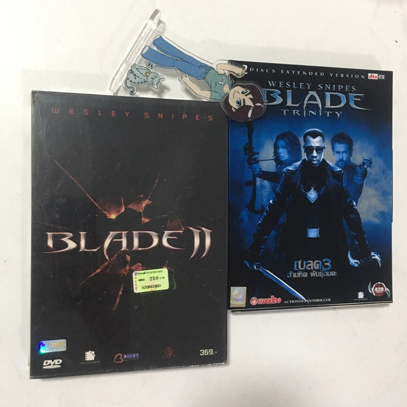 (มือสอง) DVD Blade II (2002), Blede Trinity (2004 เบลด3)/ นักล่าพันธ์ ...